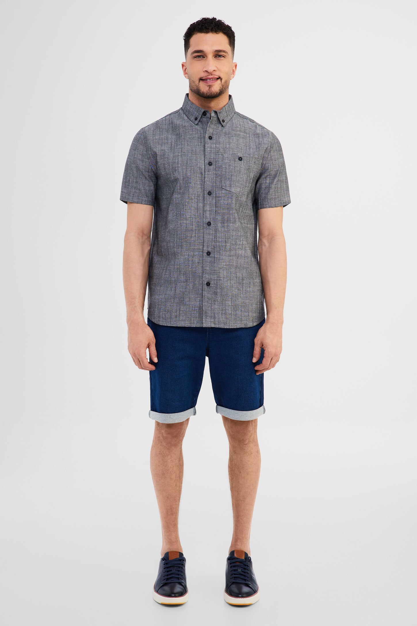 Chemise Manches Courtes En Coton Homme Aubainerie