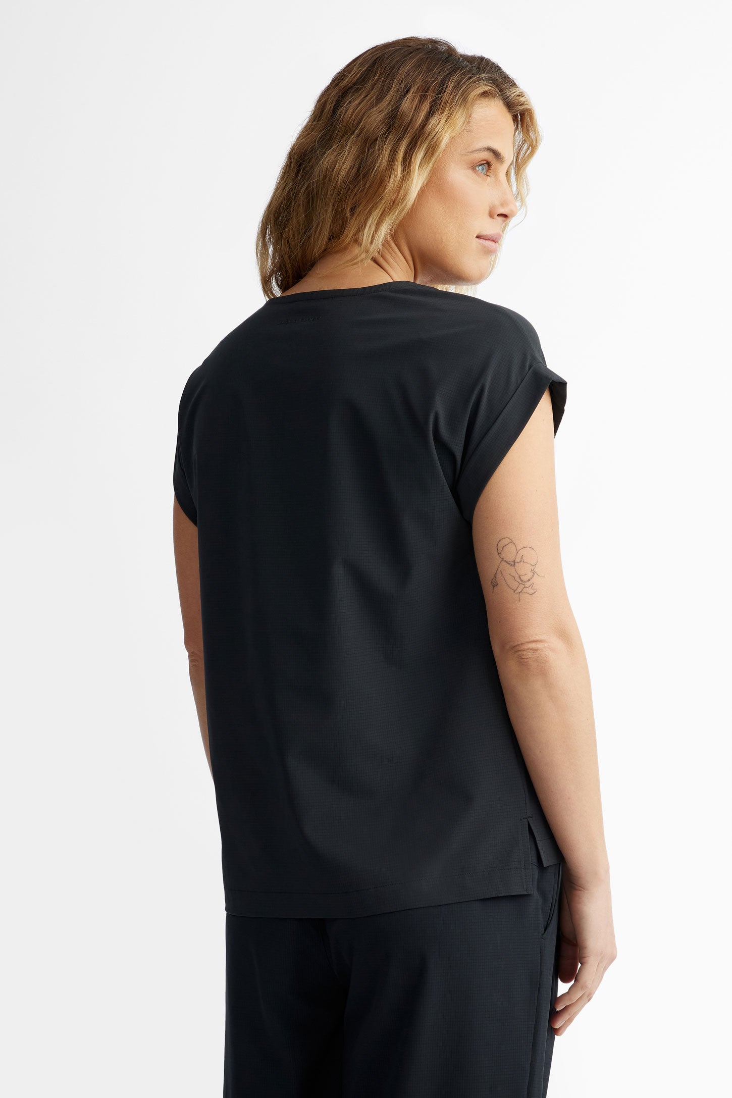 T-shirt col tunisien en Ripstop BM - Femme | Aubainerie