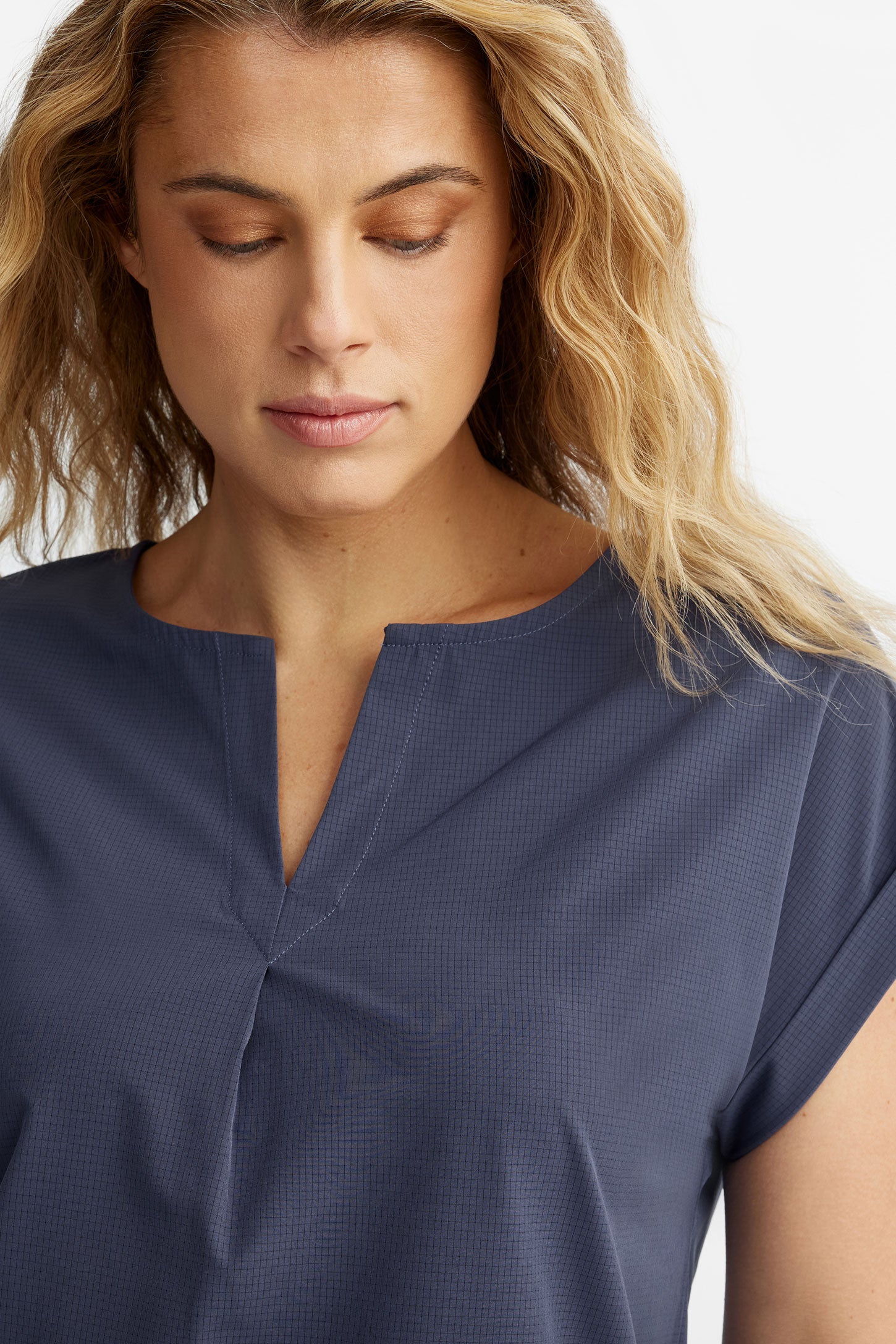 T-shirt col tunisien en Ripstop BM - Femme | Aubainerie