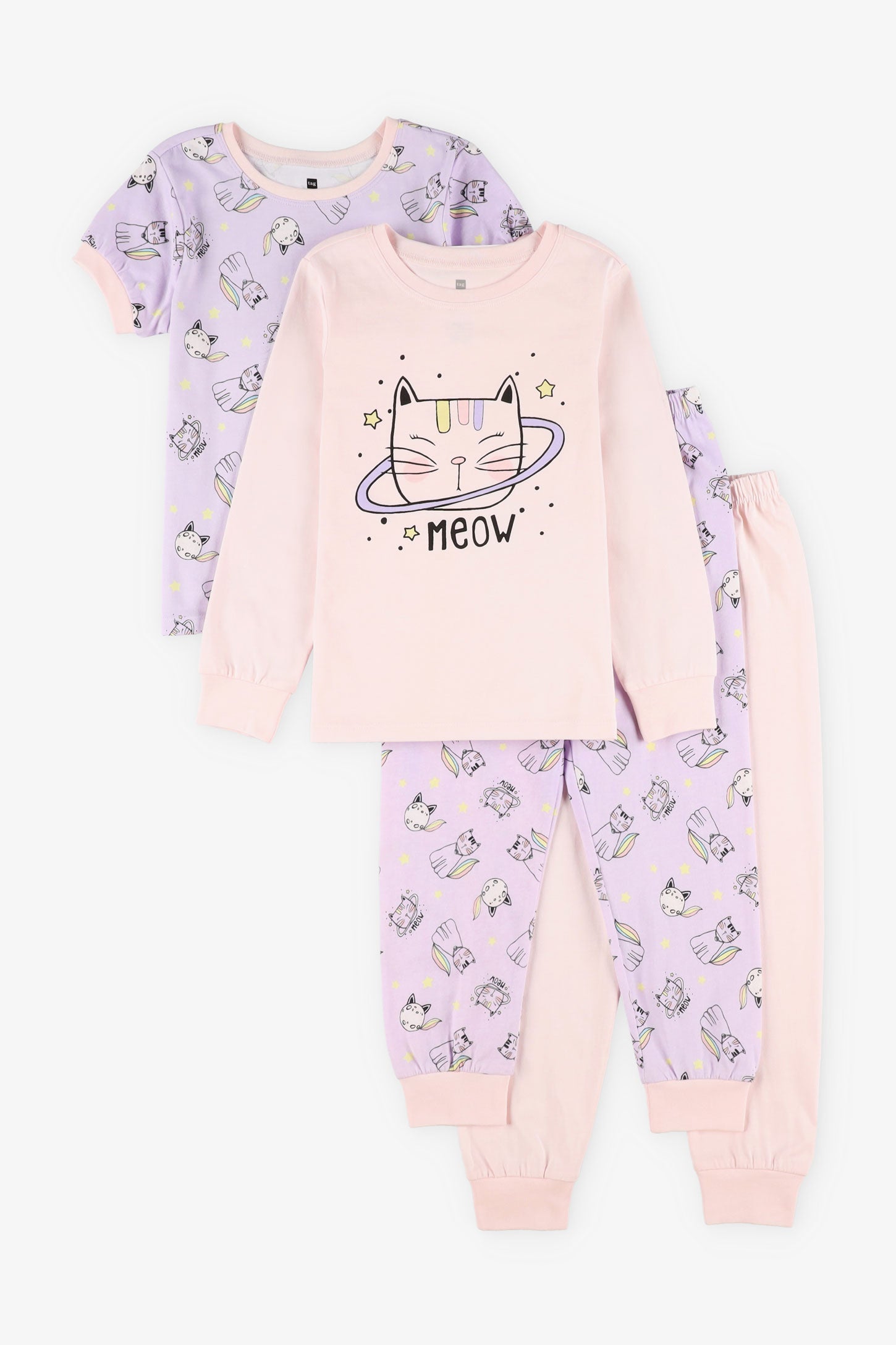 2-piece printed pajamas - Girls