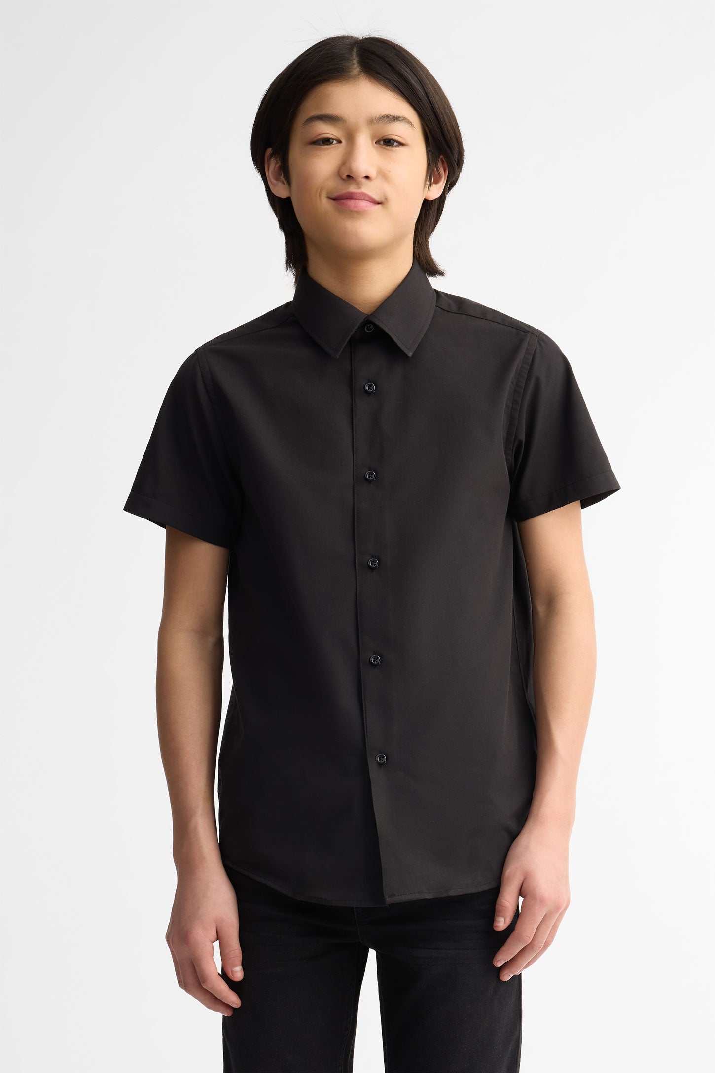 Chemise en coton à manches courtes - Ado garçon – Aubainerie