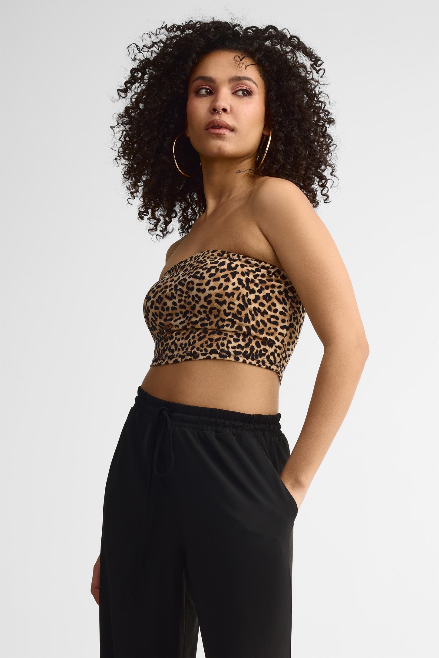 Cropped tube tank top - Women