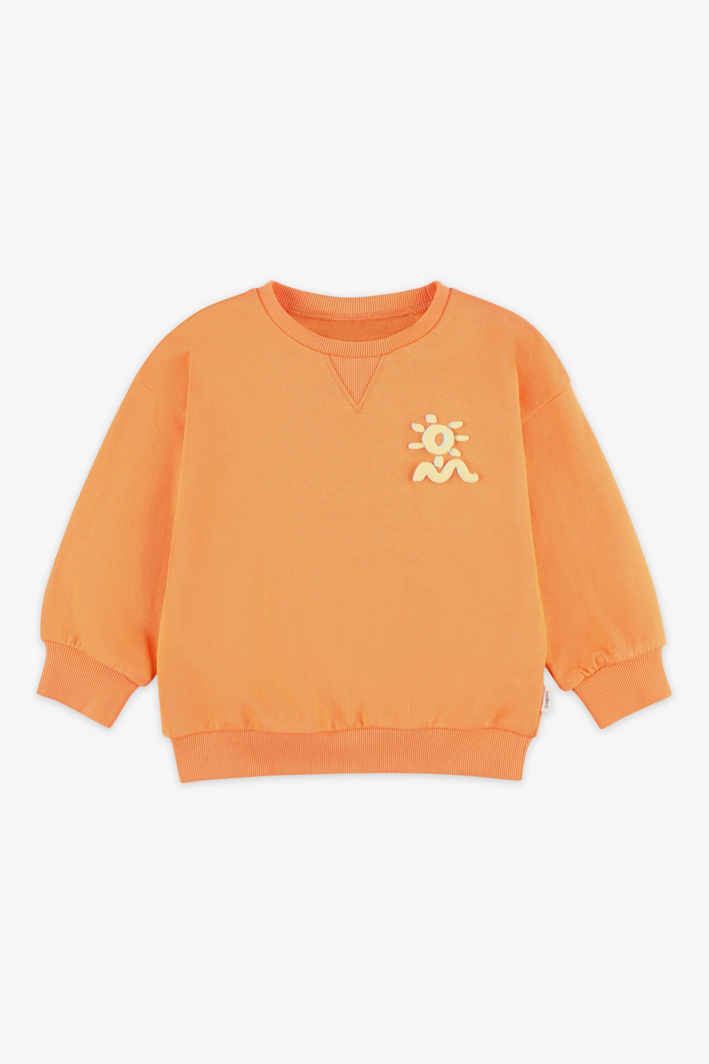 Chandail col rond coton ouaté, 2T-3T - Bébé garçon