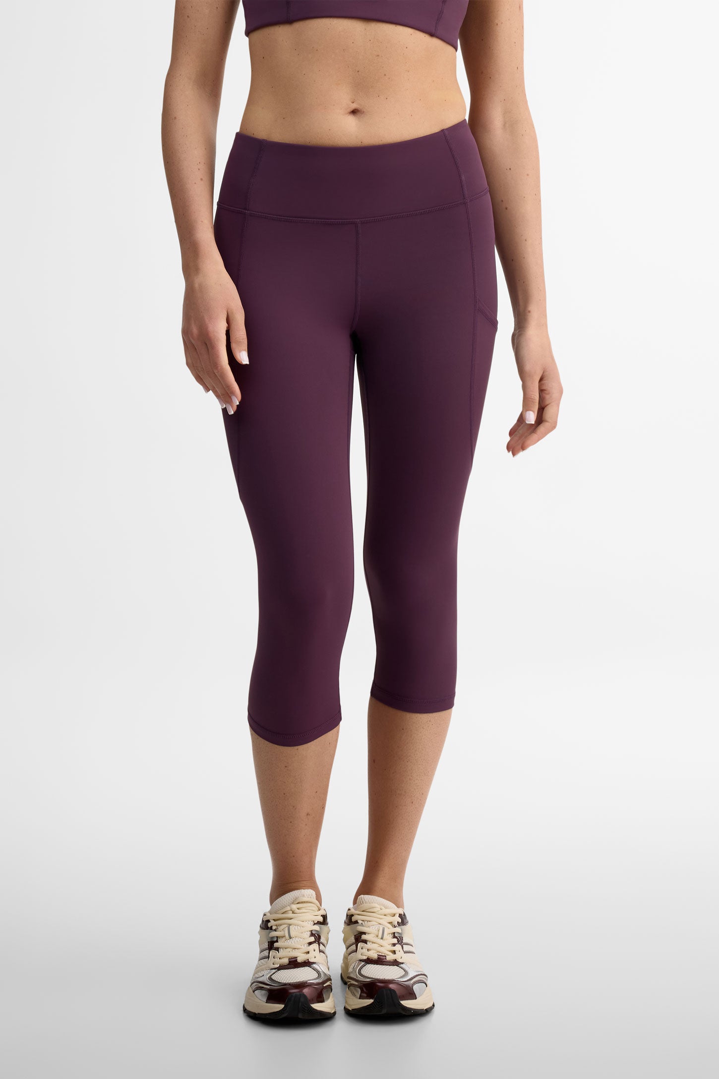 Legging capri taille haute - Femme