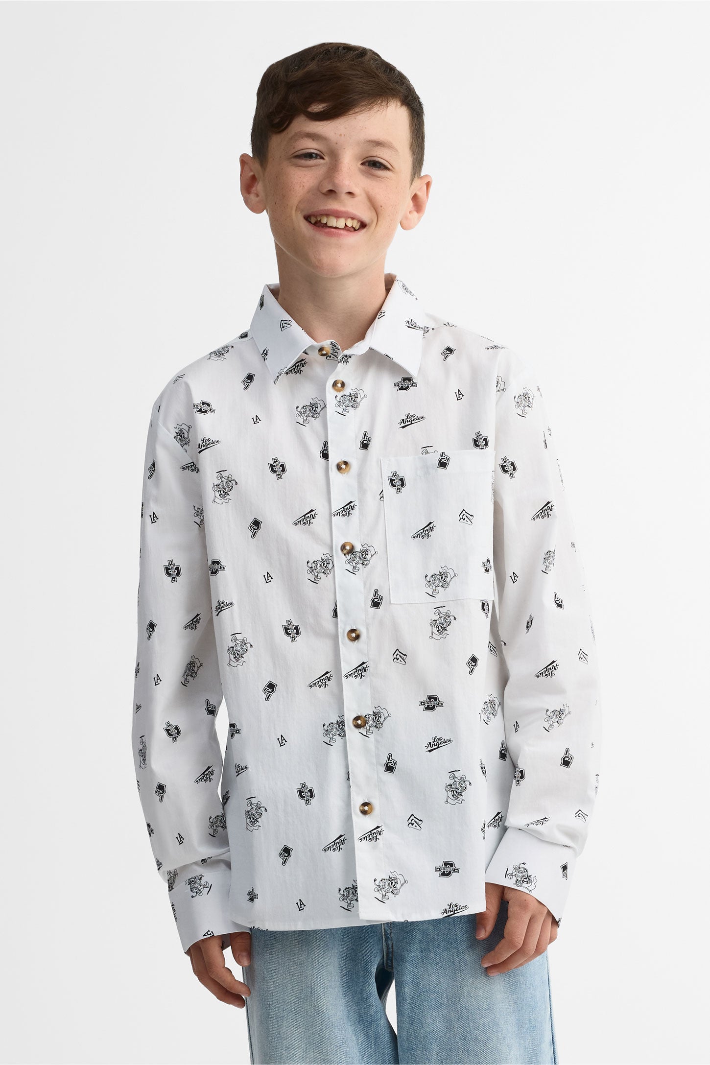 Chemise manches longues - Ado garçon – Aubainerie