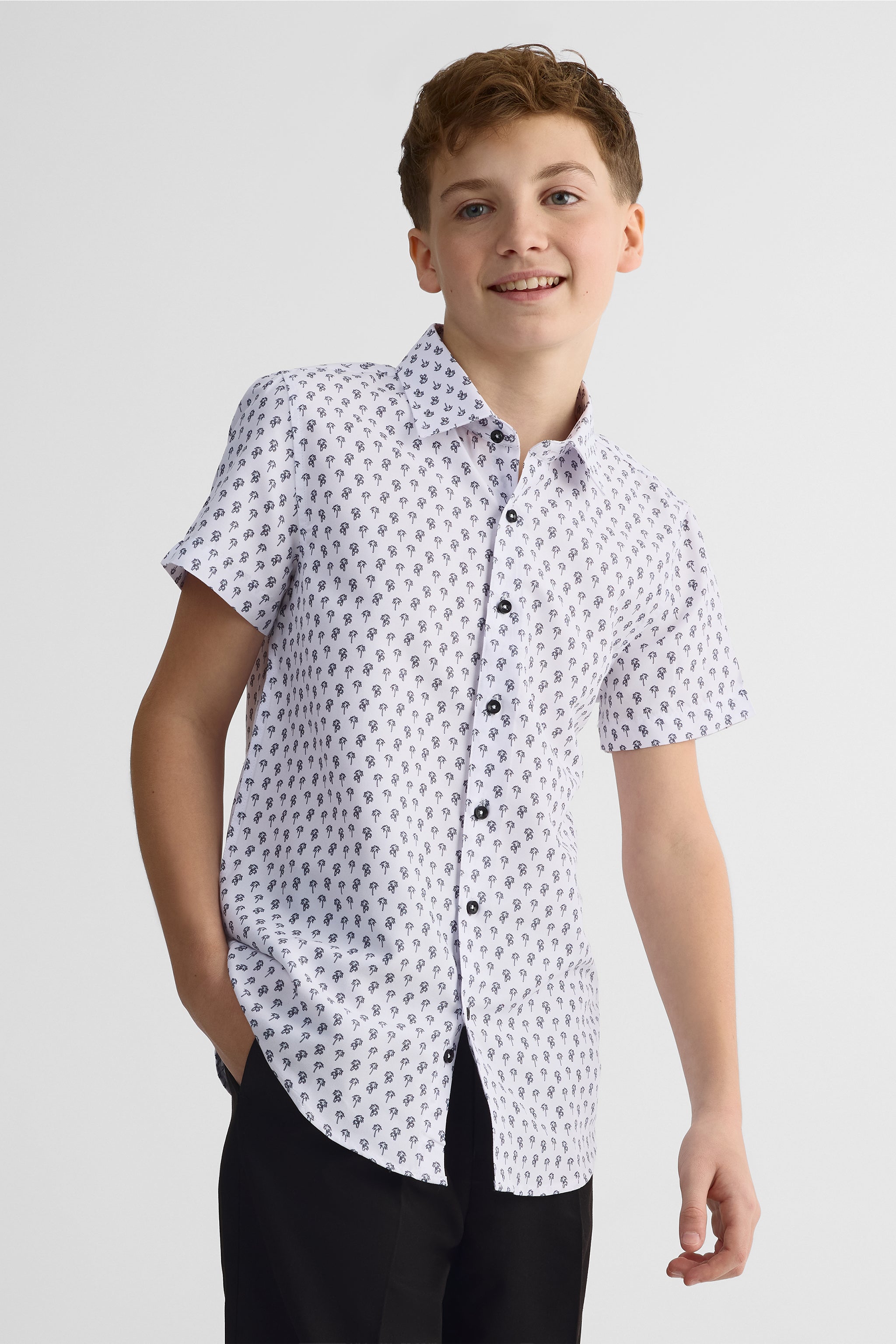 Chemise à manches courtes - Ado garçon – Aubainerie